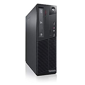 Lenovo ThinkCentre M79 SFF Business Desktop Computer, AMD A8-6500B up to 4.1GHz, 4G DDR3, 1T, DVD, WiFi, BT 4.0, USB 3.0, VGA, DP, Win 10 64-Bit Supports English/French/Spanish(A8)(Renewed)