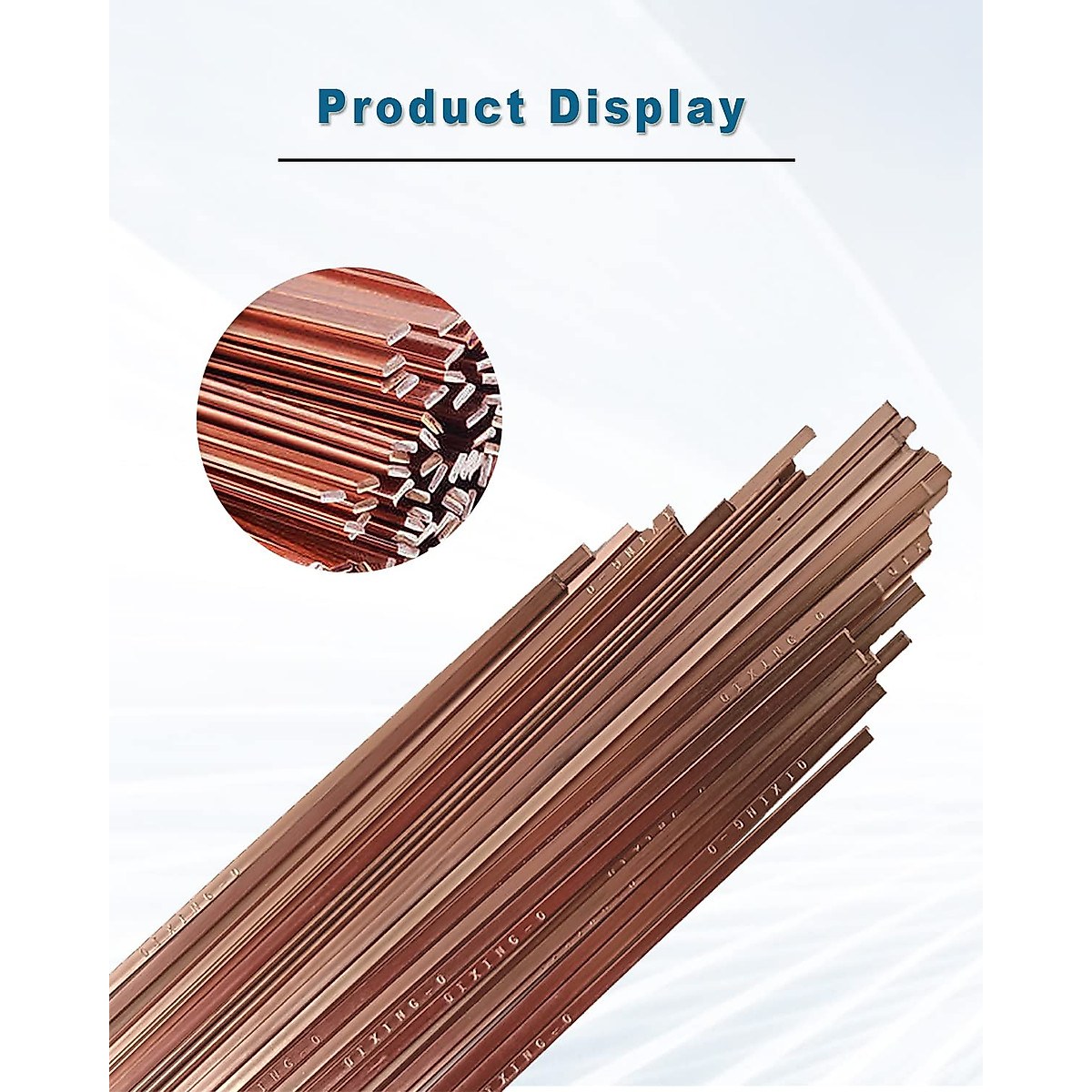 10 Rods Copper Brazing Rod 15.7", Low Temperature Welding Rod, Welding Consumables with Good Liquidity for Welding Refrigerator, Air Conditioner Copper Pipes, Copper Products… B09C3S9KRG
