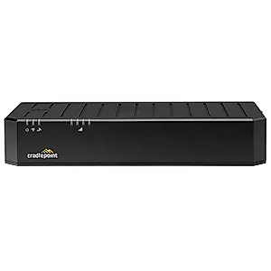Cradlepoint 1-yr NetCloud SOHO Branch Essentials Plan, and E100 Router with WiFi (300 Mbps Modem), North America
