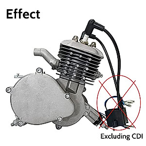 CDHPOWER 2 Stroke LD90 Motor w/o CDI -Upgraded pk80 Motor Silver Color Engine-Gas Motorized Bicycle 66cc/80cc
