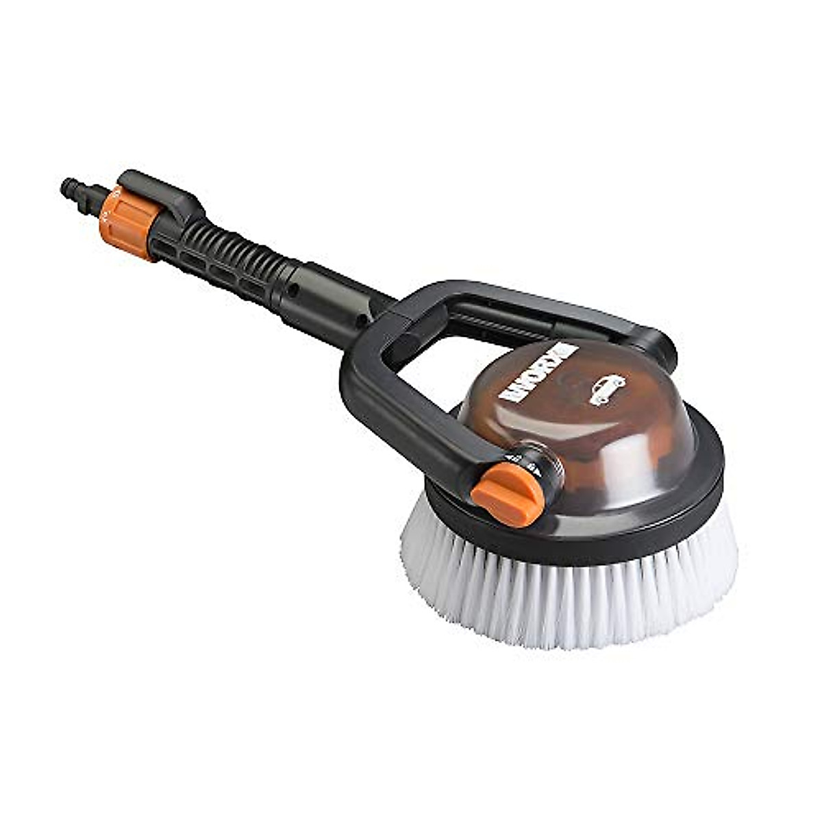 WORX Hydroshot Adjustable Automotive Power Scrubber, Quick Snap Connection - WA1820 (Soft Bristles)