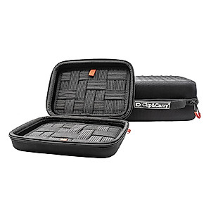 Clip & Carry Bundle of Magnum & Adequate Sized EDC Storage Cases w/Integrated Valet Dump Tray