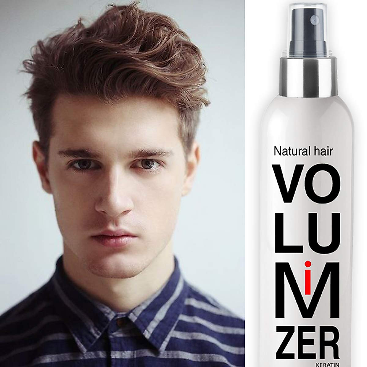 KERATIN RESEARCH Fine Hair Volumizing Spray + Thickener for Women & Men - Instant Natural Lift for Finer Strands, Experts Recommended (120ml)