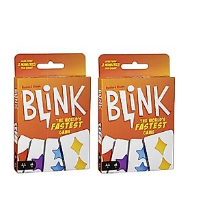 Mattel Games Blink Card Game The World's Fastest Game- 2 Pack