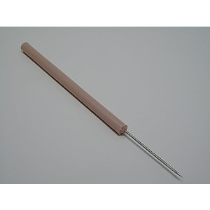 PACK OF 12 DISSECTING DISSECTION TEASING NEEDLE STRAIGHT WITH PLASTIC HANDLE (HTI BRAND)