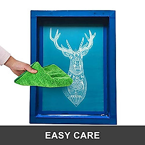 VEVOR Silk Screen Frame 6 Pieces Aluminum Silk Screen Frame 20x24 Inch Silk Screen Printing Frame with White 110 Count Mesh