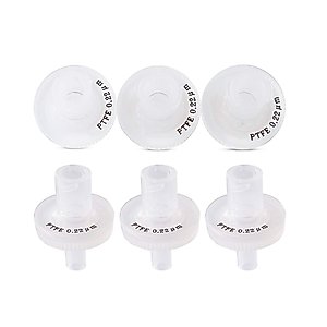 Hydrophobic PTFE Syringe Filters 13mm Diameter 0.22μm Pore Size for Industrial Filtration by Allpure Biotechnology (Hydrophobic PTFE, Pack of 100)