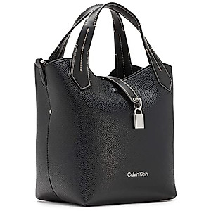 Calvin Klein Remy Rocky Road Novelty Crossbody, Black/Silver