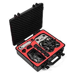 FVW DJI Avata Carrying Case, Portable Waterproof Travel Bag Hard Case for DJI Avata Drone and Remote Controller (Drone and Accessories are NOT Included)