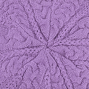 Nollia Soft Knit Solid Color Beanie, Chic, and Lightweight Crochet Knitted Style Beanie Hat for Women, One Size Slouchy Hat Lavender