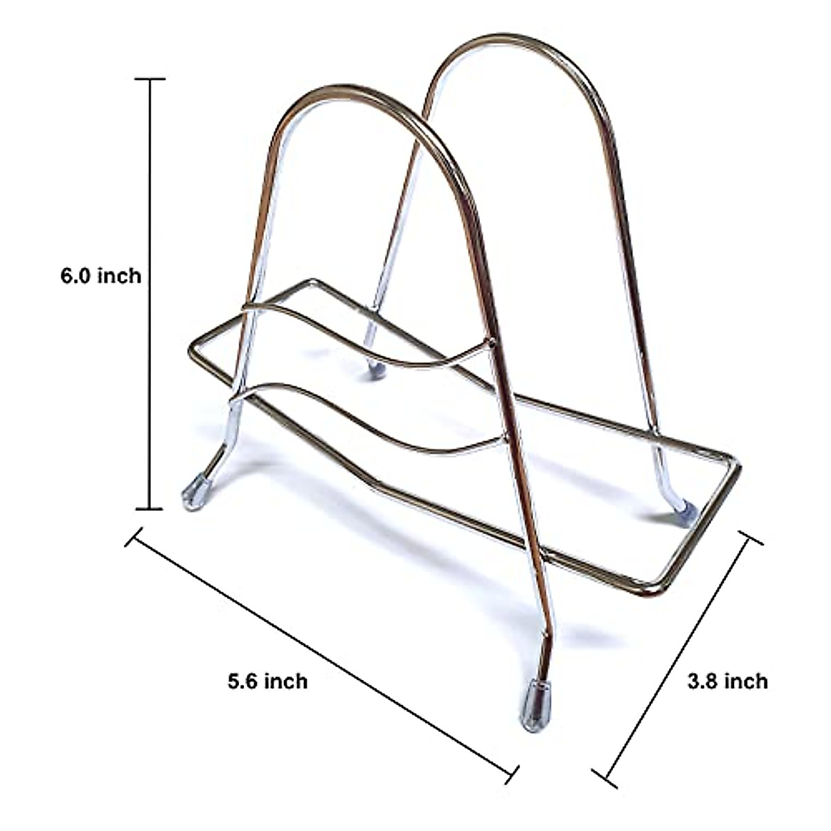 LENITH Cutting Board Storage Rack Stainless Steel Wire Chopping Board Board Holder Stand fit, Organizer Kitchen (Triangle)