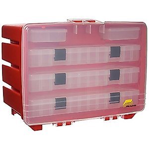 Plano Molding 932001 Portable Stow Away Rack Organizer with Cover, Red