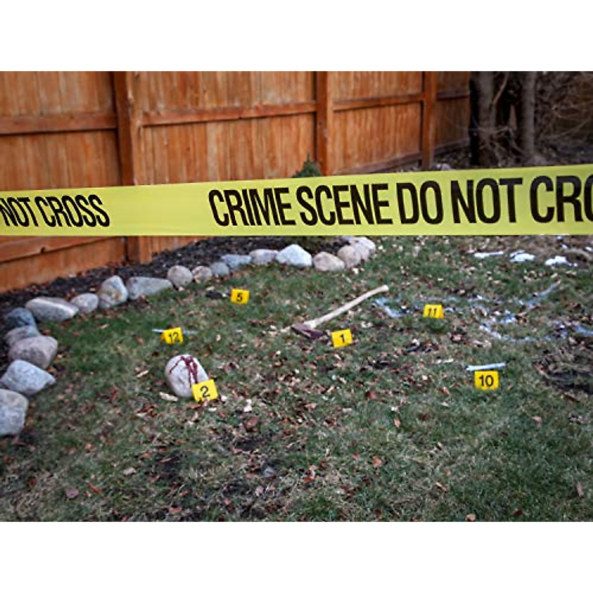 Crime Scene Do Not Cross Barricade Tape 3 X 100 • Bright Yellow with a Bold Black Print • 3 in. Wide for Maximum Readability • Tear Resistant