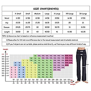 Keolorn Bootcut Yoga Pants for Women High Waist Workout Pants for Women Tummy Control Bootleg Work Pants Dress Pants (Black, L)
