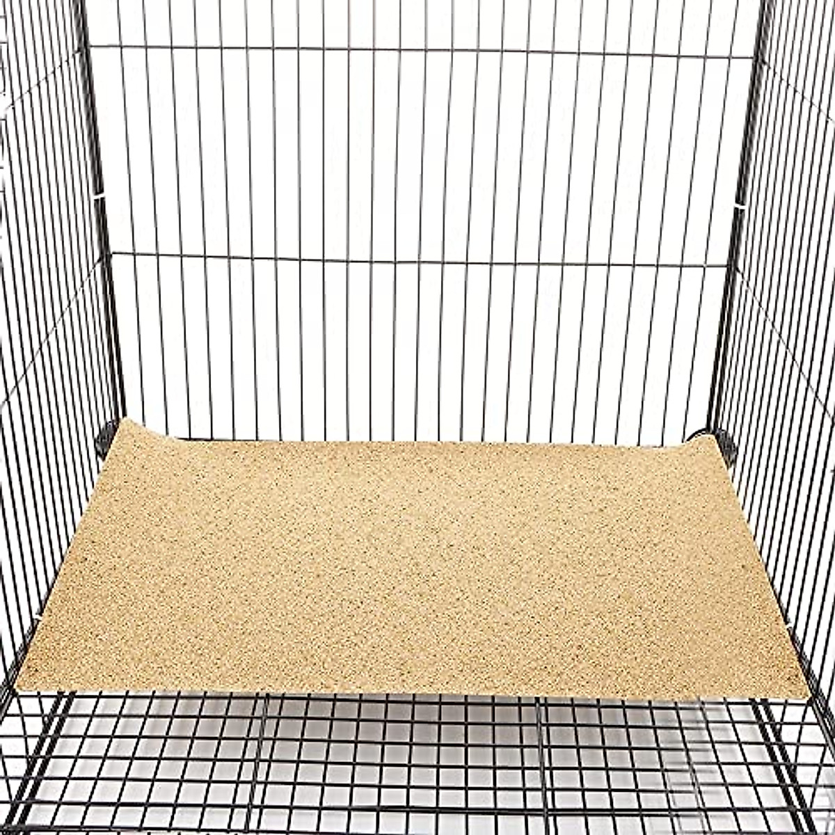 20 PCS Gravel Paper for Bird cage,10 x16 Inch Bird cage Liner Paper-Gravel Paper Special for Bird Cage in sea Sand,Parrot Cage Sandpapers Cushion Pad Pet Animal Bedding Accessories(20PCS 10 x16 Inch)