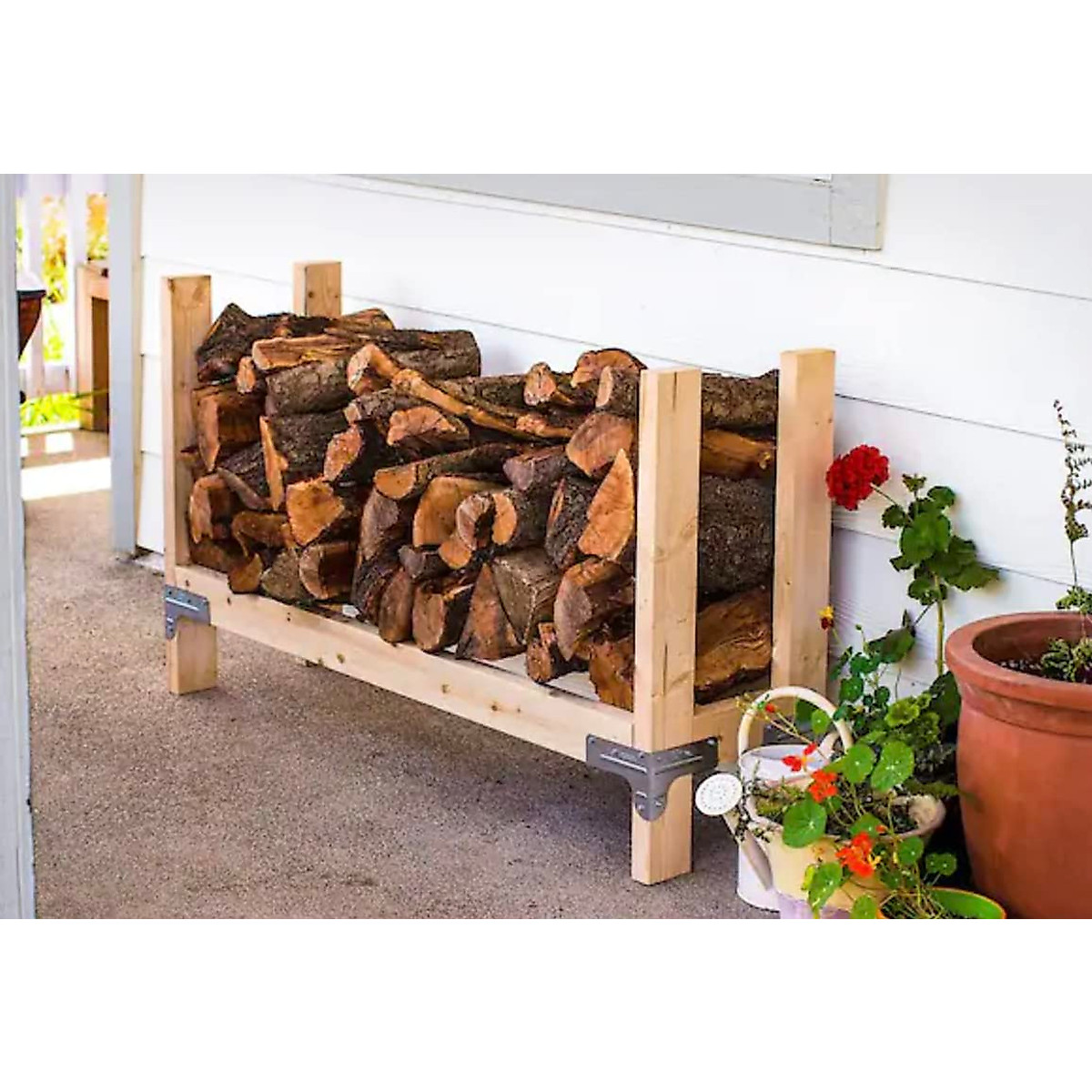 Simpson Strong-Tie RTC2Z-KIT - DIY Log Holder Hardware Kit