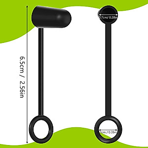 100 Pieces Pourers Dust Caps, Hooded Pourers Dust Caps, Olive Oil Liquor Bottle Pour Spout Cover Rubber Caps (Not Include the Spout)