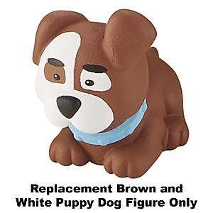 Replacement Part for Fisher-Price Little People Swing & Share Treehouse Playset - DYF19 ~ Replacement Brown and White Puppy Dog Figure