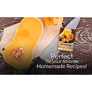 Butternut Squash Seeds for Planting - Waltham Heirloom Non-GMO Winter Storage Vegetable Plant for Home Garden Vegetables Makes a Great Gift for Gardening by Gardeners Basics