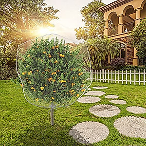 Alpurple 3 PCS Insect Bird Barrier Netting Mesh with Drawstring-3.2 x 2.6 Feet Fruit Tree Net-Garden Netting Plant Cover for Protect Plant Fruits Flower from Insect Bird Eating