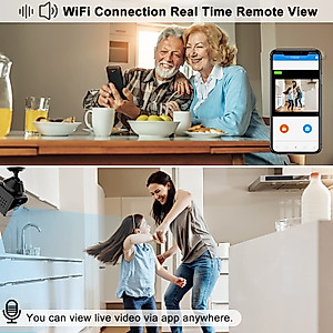 Femivo Mini Security Spy Camera Wireless WiFi Surveillance Camera for Home HD 1080P with Phone App Motion Detection IR Night Vision for Home Office Indoor with 32GB Micro SD Card