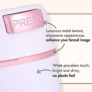 Embagol Eyelash Glue Storage Container Eyelash Storage Container Tank Eyelash Extensions Adhesive Jar Stand Makeup Case Cosmetic Storage Tank for Women Pink…