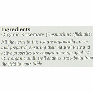 CELEBRATION HERBALS Rosemary Leaf Tea Organic 24 Bag, 0.74 Ounce