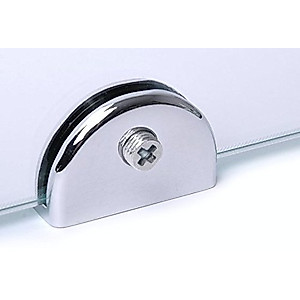 BSM Marketing 600mm (24 inches) by 150mm (6 inches) Glass Shelf for Bathroom, Kitchen Bedroom