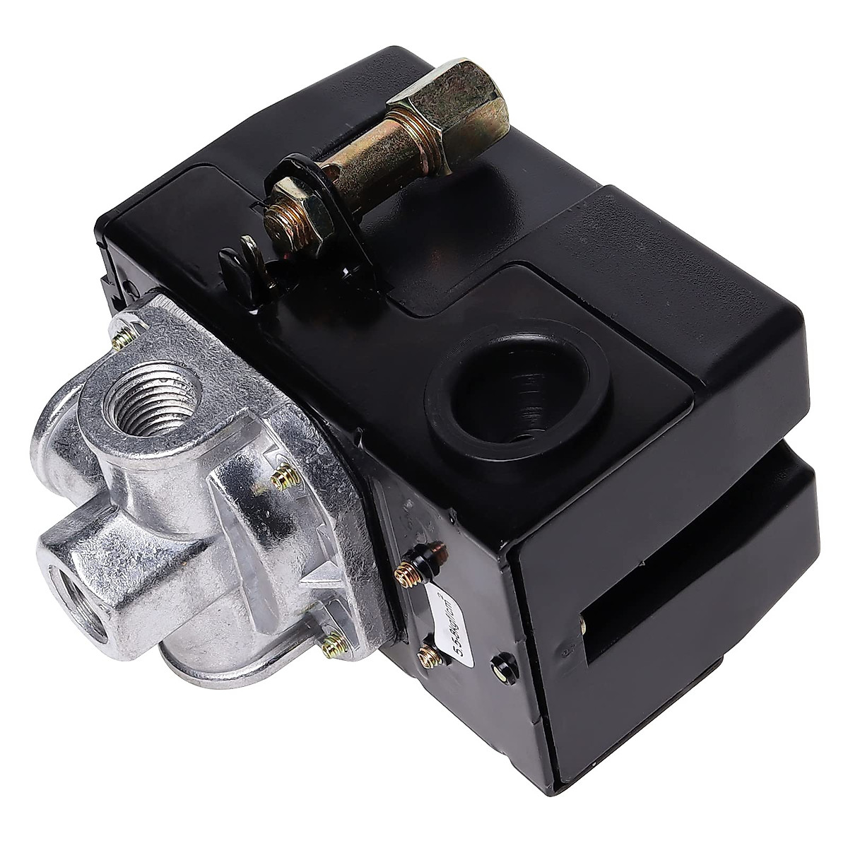 Air Compressor Pressure Switch 95-125 PSI Control Unloader, LF10-4H 95-125 PSI 20A 4 Port Pressure Control Switch Valve NPT 1/4