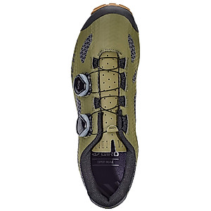 Giro Sector Men Clipless Mountain Bike Shoes - Olive/Gum (2021), 43.5