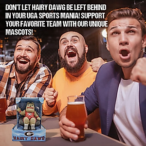 Rubber Tubbers Georgia Bulldogs (Hairy Dawg) Collegiate Bathtub Toys - Officially Licensed NCAA Team Mascots, Authentic Sports Memorabilia, Novelty Rubber Ducks (University of Georgia)