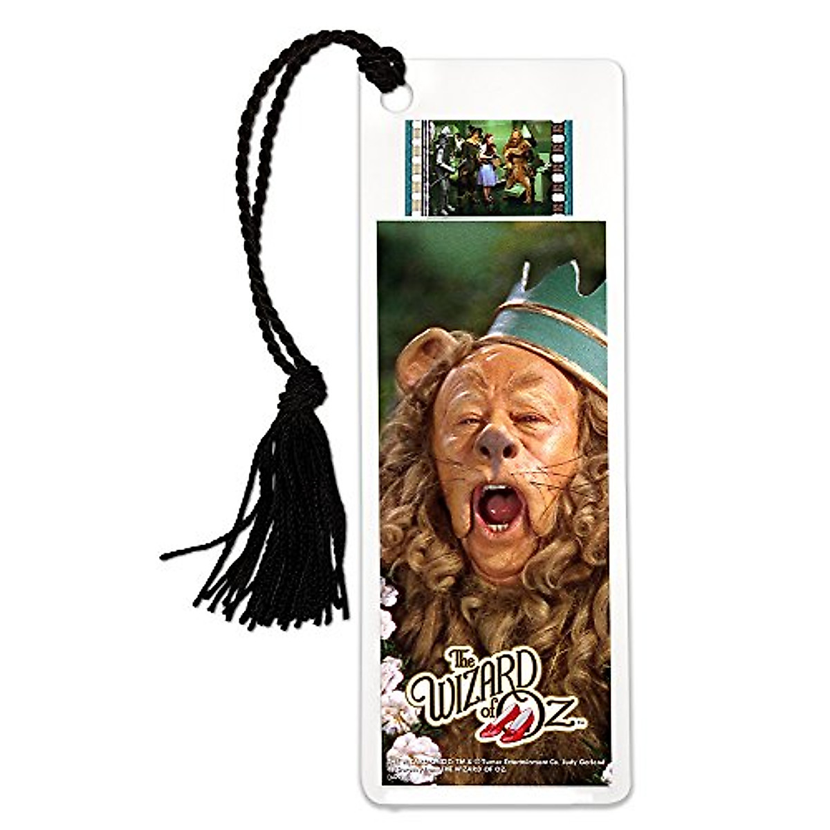 FilmCells Wizard of Oz (Cowardly Lion) Bookmark with Tassel and Real 35mm Film Clip