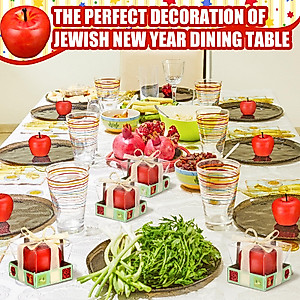 Tondiamo 12 Pcs 12 Pcs Apple Candle Christmas Artificial Creative Apple Shaped Candle Gifts for Women 3D Apple Shape Party Wax Candle Gifts for Birthday Christmas Party Home Table Decor Mother Gift