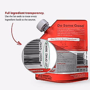 Open Farm, Beef Bone Broth, Food Topper for Both Dogs and Cats with Responsibly Sourced Meat and Superfoods Without Artificial Flavors or Preservatives, 12oz