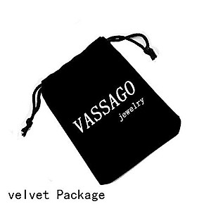 VASSAGO Third Pentacle of Mercury Key of Solomon Seal Pendant Necklace Stainless Steel Kabbalah Pagan Wiccan Amulet Jewelry for Men and Women