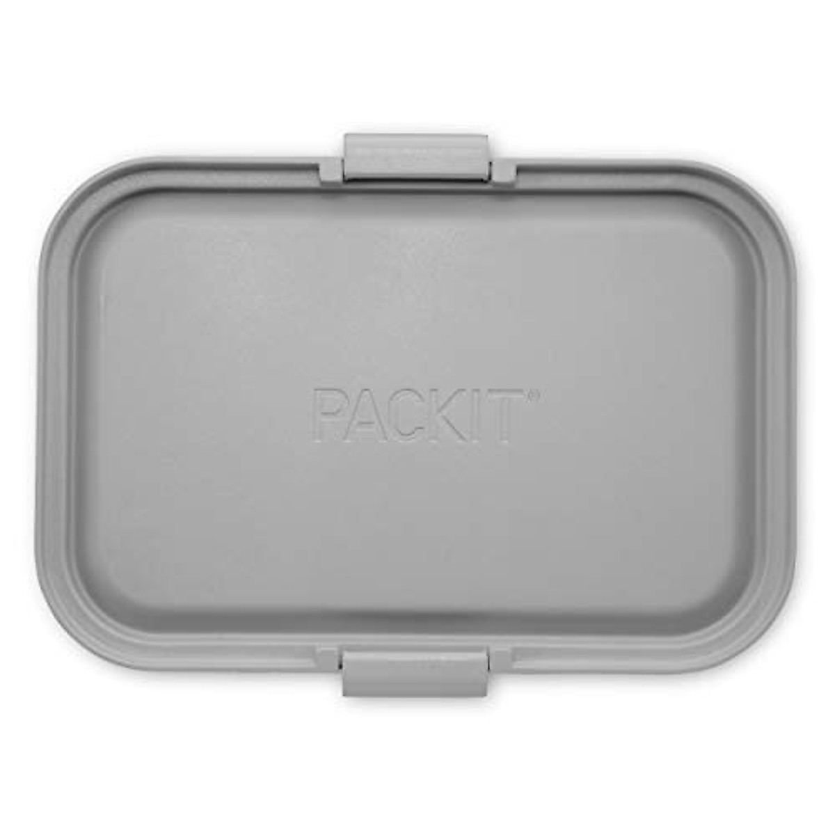 PackIt Mod Lunch Bento Food Storage Container, Steel Gray