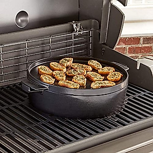 Weber Duo Dutch Oven, 7.25 quarts, Black