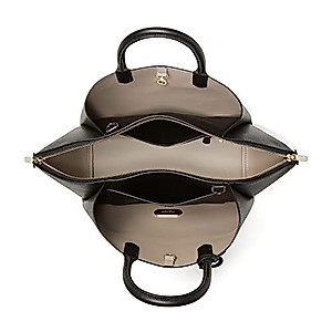 Kate Spade New York Avenue Refined Grain Leather Medium Satchel Black One Size