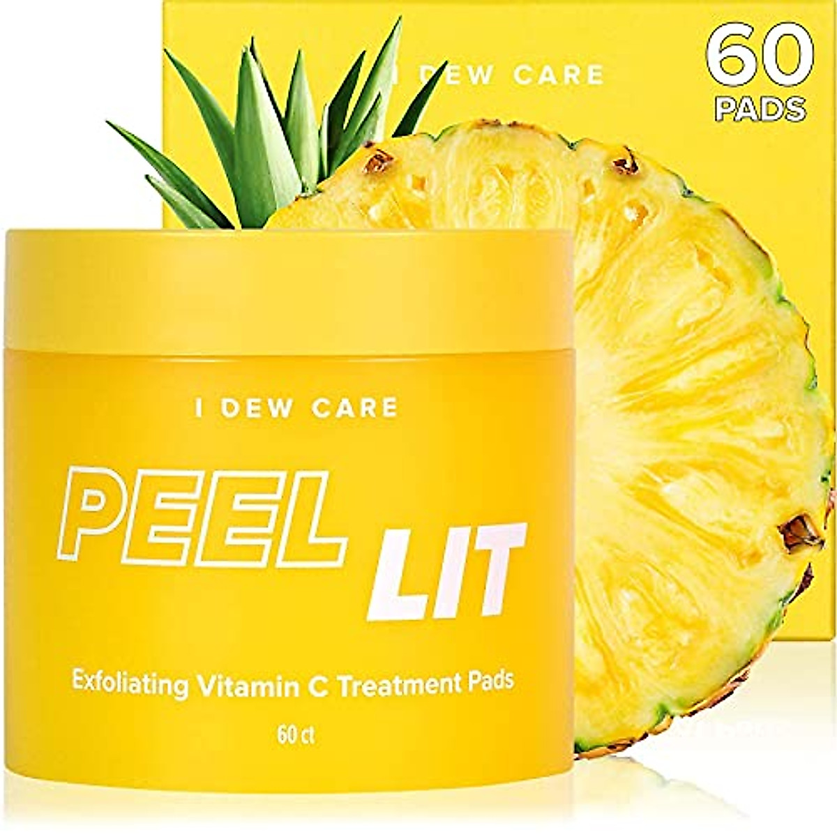 I DEW CARE Power Plug I Natural Retinol Alternative Bakuchiol Firming Night Cream + Peel Lit Citric Acid Peel Pads Bundle