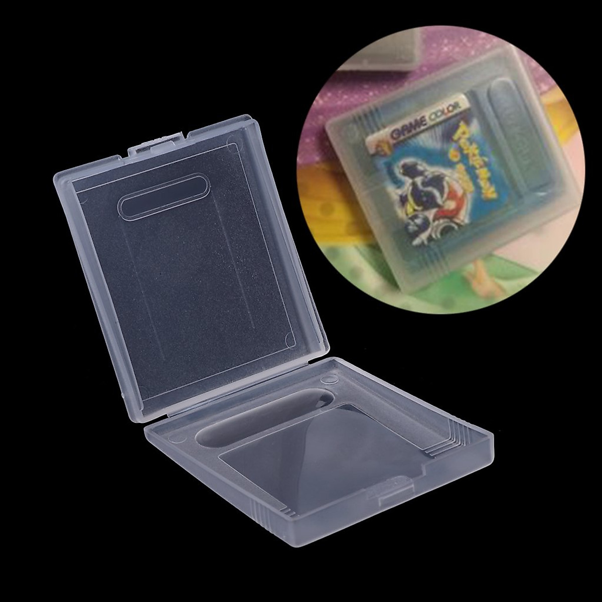 Forgun 5X Clear Plastic Game Cartridge Case Dust Cover for Nintendo Game Boy Color GBC