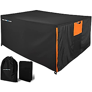 NEVERLAND Rectangular Patio Table Cover 95x64x40 inch , Patio Furniture Covers 420D Heavy Duty Waterproof Outdoor Lawn Patio Furniture Covers