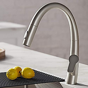 Kraus KPF-2522SFS Arqo Dual Function Pull Down Kitchen Faucet, 15 Inch, Spot Free Stainless Steel