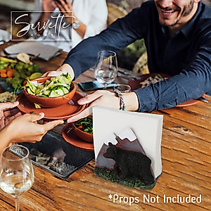 Rustic Napkin Holders for Kitchens - Bear Mountains