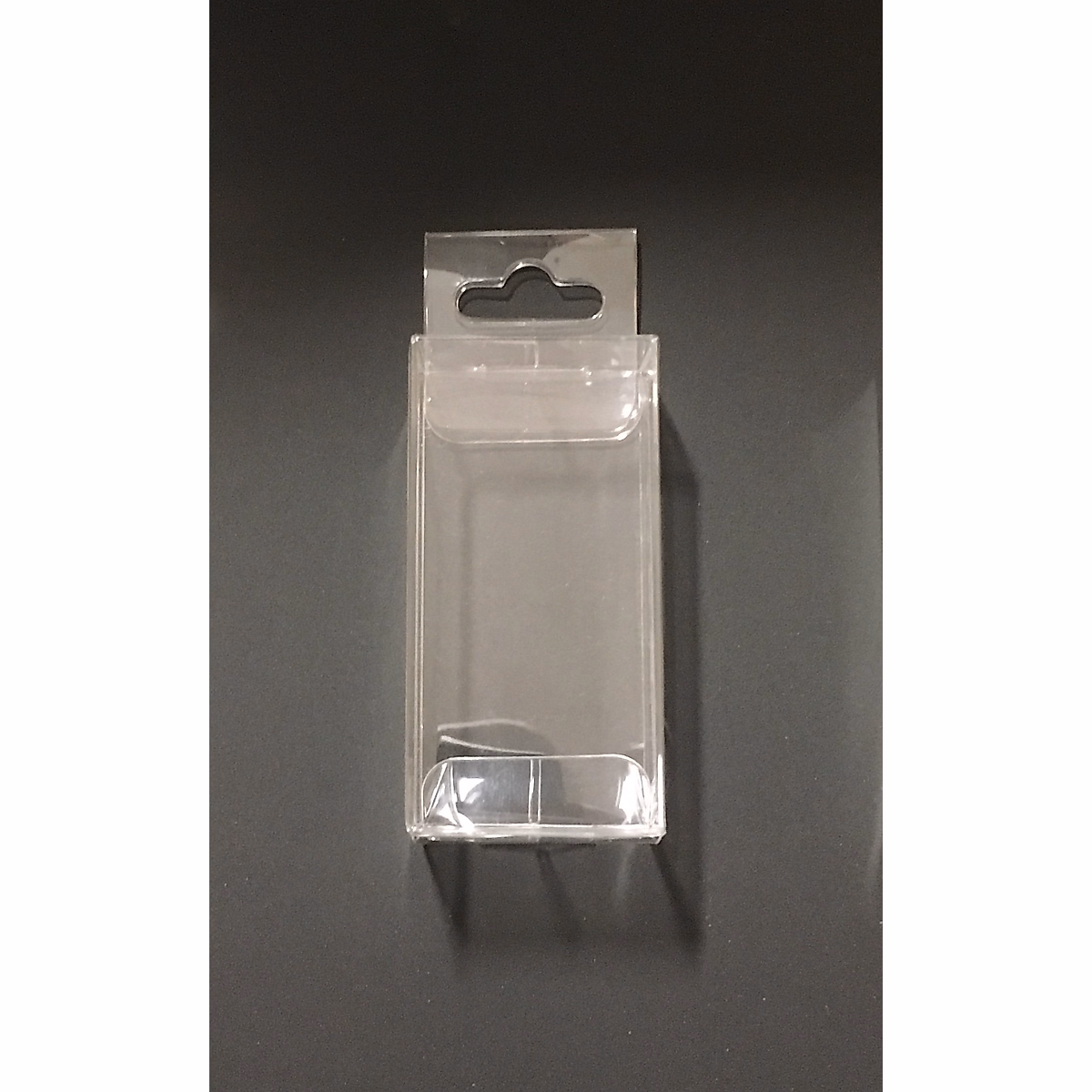 25 Clear Plastic PET Hang Box for Fishing Lures, Arts, Crafts, and Retail Size 1.5"X1"X3"