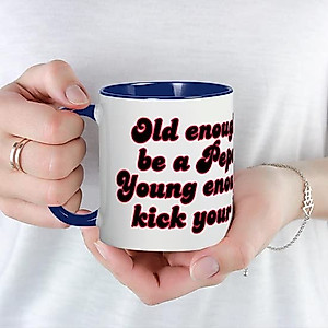 CafePress Young Enough Pepere Mug Ceramic Coffee Mug, Tea Cup 11 oz