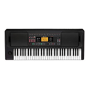 Korg EK50L Keyboard with High-Output Speakers Bundle with Music Light, Flip-Top Bench and Focus Book with CD (4 Items)