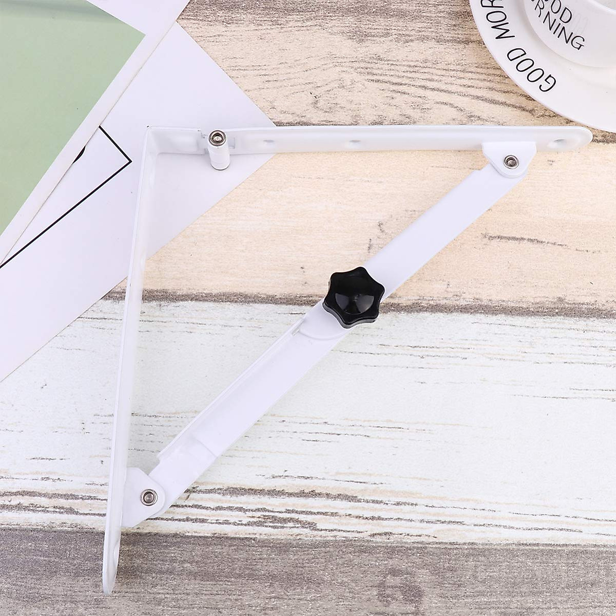 DOITOOL 2Pcs Solar Panel Tilt Mount Brackets, 0°- 90° Adjustable Solar Panel Support Frame