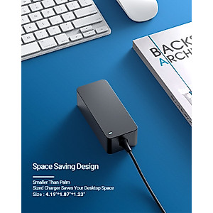 UL Listed 65W AC Charger Fit for Dell Latitude 3520 3420 3320 P108F001 P144G001 P146G001 Laptop Power Adapter Supply Cord