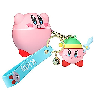 Besoar Keychain Kriy for Airpod Pro 2019/Pro 2 Gen 2022 Case Cartoon Cute Character Kawaii Silicone Design 3D Cover for Airpods Pro Stylish Funny Fun for Girls Boys Teen Kids Cases Air Pods Pro