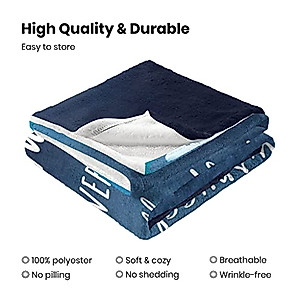 Julazy Grandpa Gifts Blanket 60"x50", Gifts for Grandpa from Granddaughter Grandson, Grandpa Gifts from Grandchildren, Best Granddad Gifts, Great Grandfather Gifts Ideas Throw Blankets